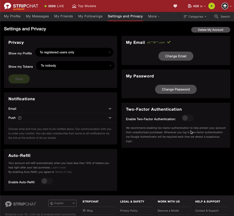 Two factor Authentication How To Set It Up Stripchat FAQ
